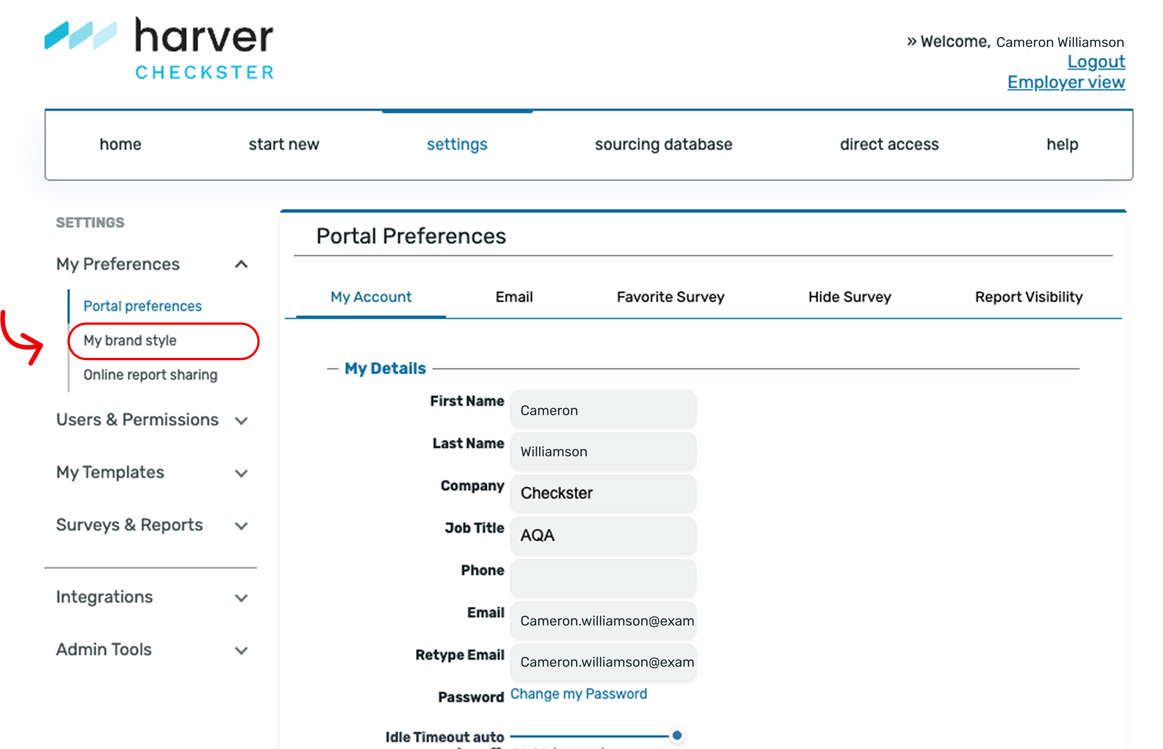 Customizing Surveys – Checkster